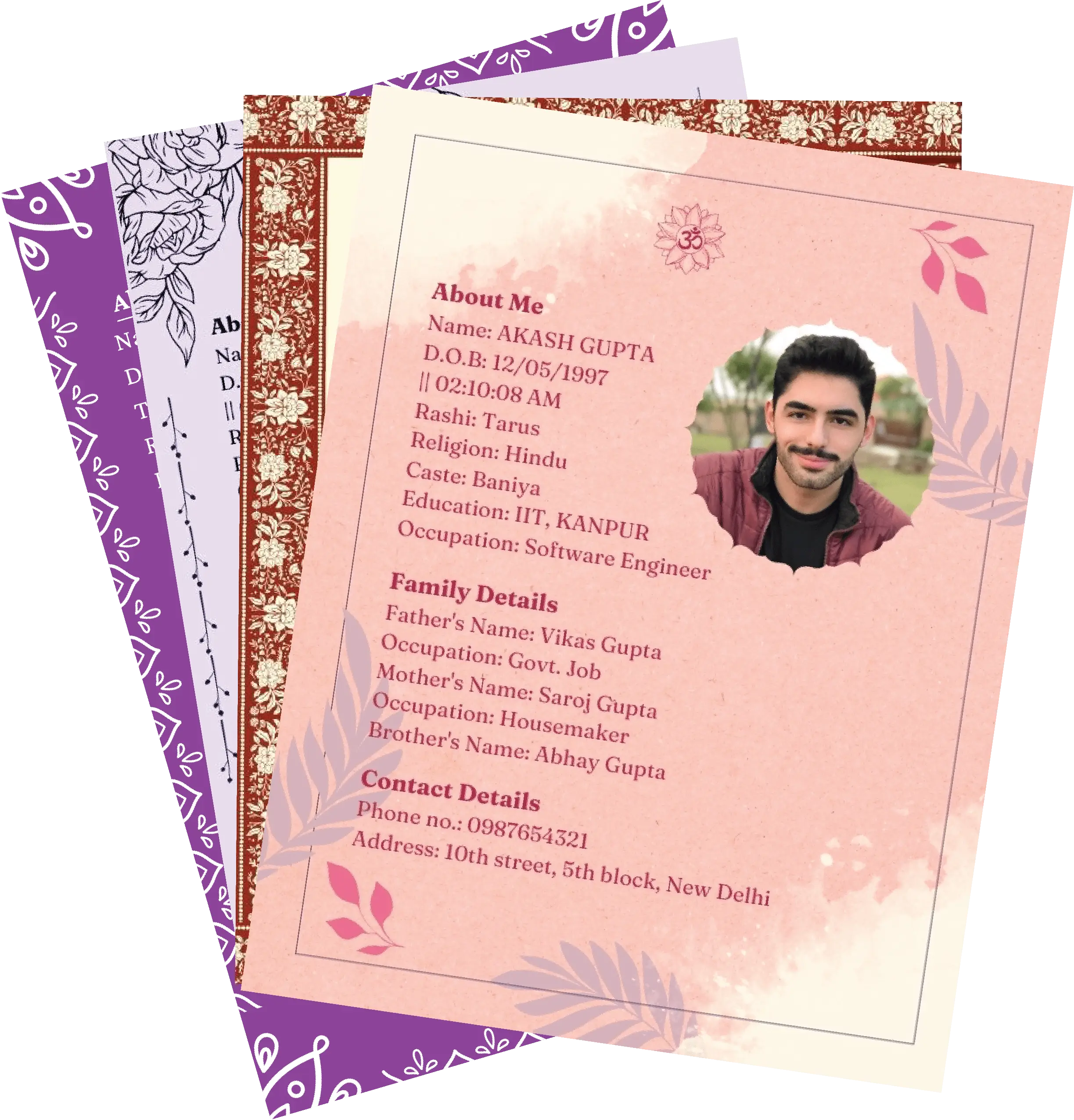 Biodata for Marriage - Free Templates & Formats